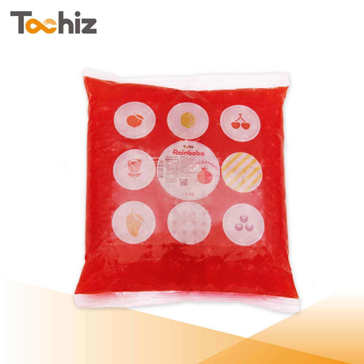 Pomegranate Flavor Popping Pearls Boba Supplier 5kg | Taiwantrade