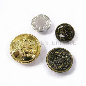 Brass Cover Button/Cloth Button | Taiwantrade.com