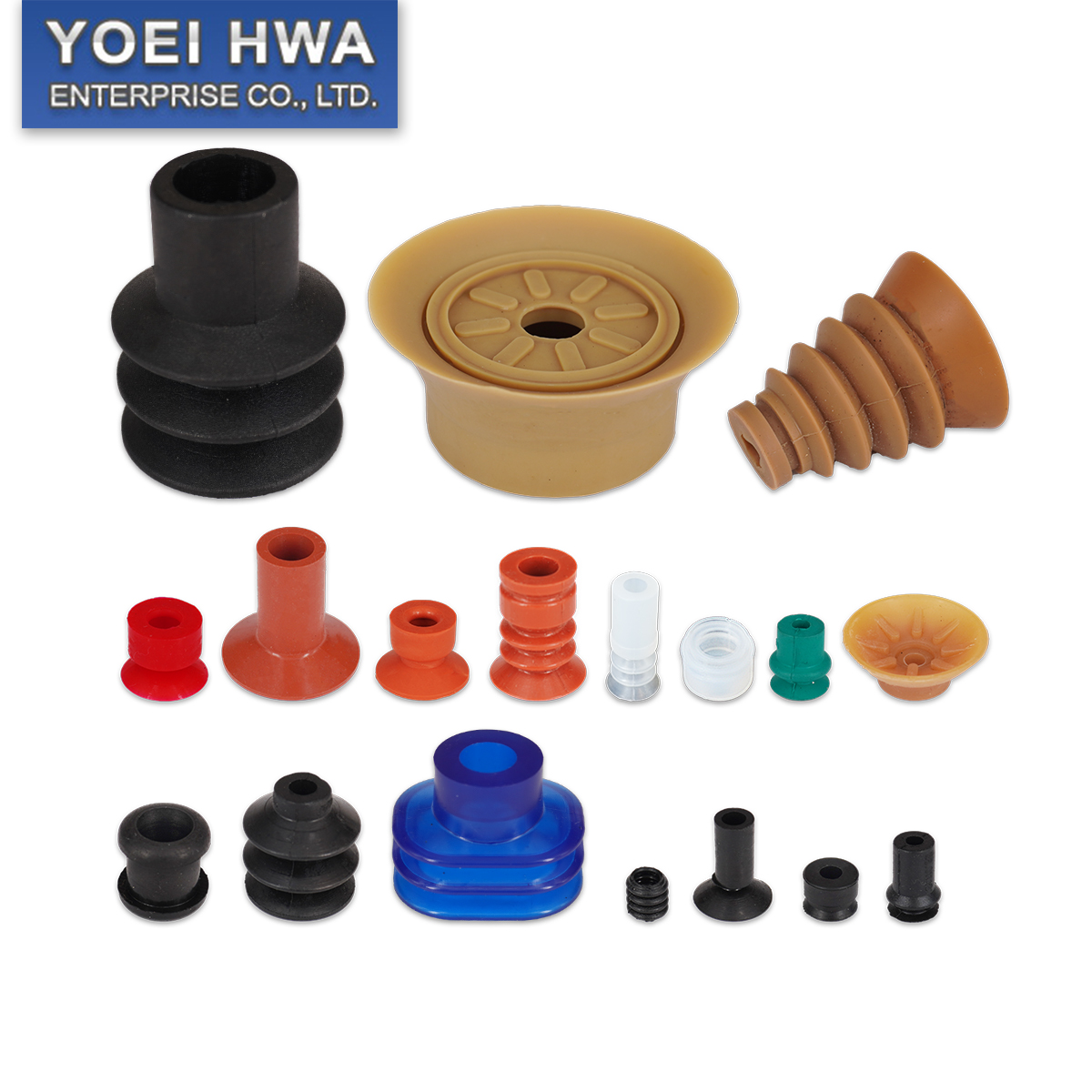 Industrial Rubber Vacuum Cups Manufacturing and Supply | Taiwantrade