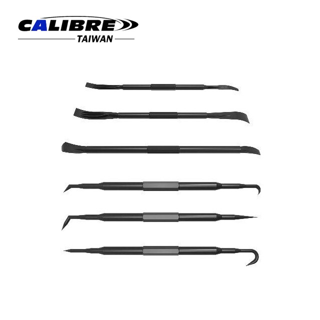 TAIWAN CALIBRE 6pc Light Duty Non-Marring Precision Pick and Prybar Set ...