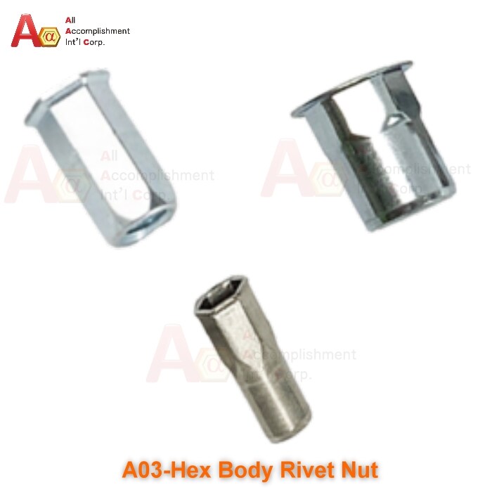A03-Hex Body Rivet Nut | Taiwantrade