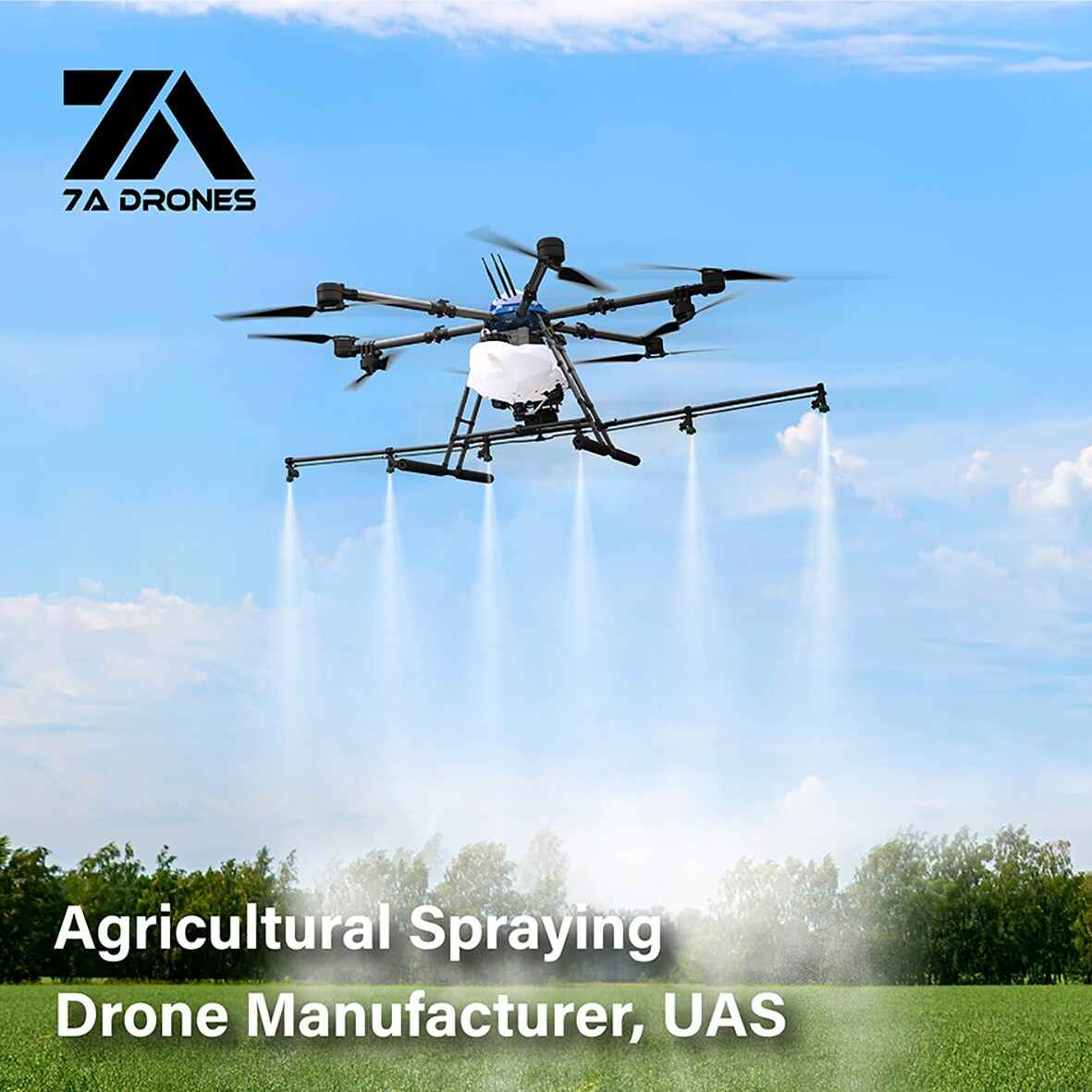 7A DRONE ™ Agricultural Spraying Drone Manufacturer, Unmanned Aircraft ...