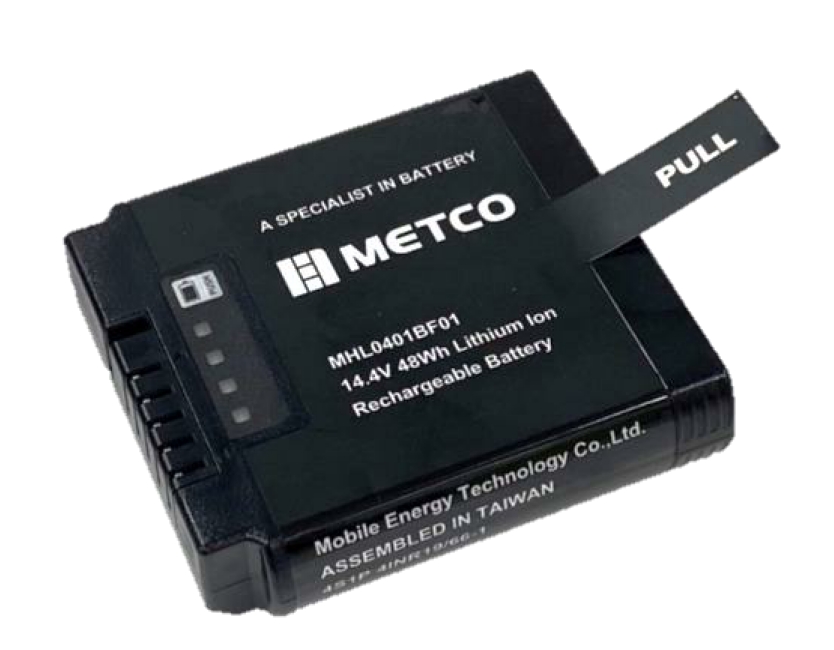 METCO MHL0401BF01 - Li-ion Battery Pack 14.4V / 3.2Ah | Taiwantrade