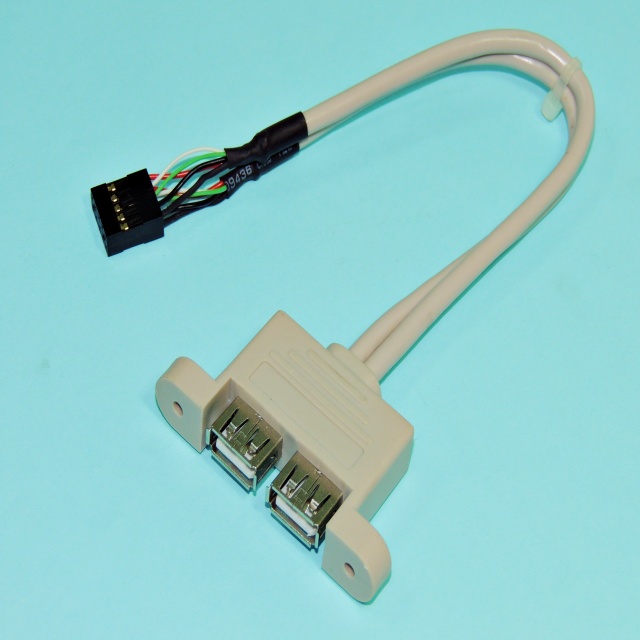 Parallel dual Usb 2.0 Female Cable | Taiwantrade