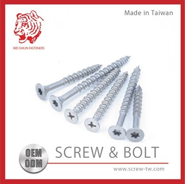 SUS304 Difference Drive Hi Low Screw for Wood Taiwan prime selection ...