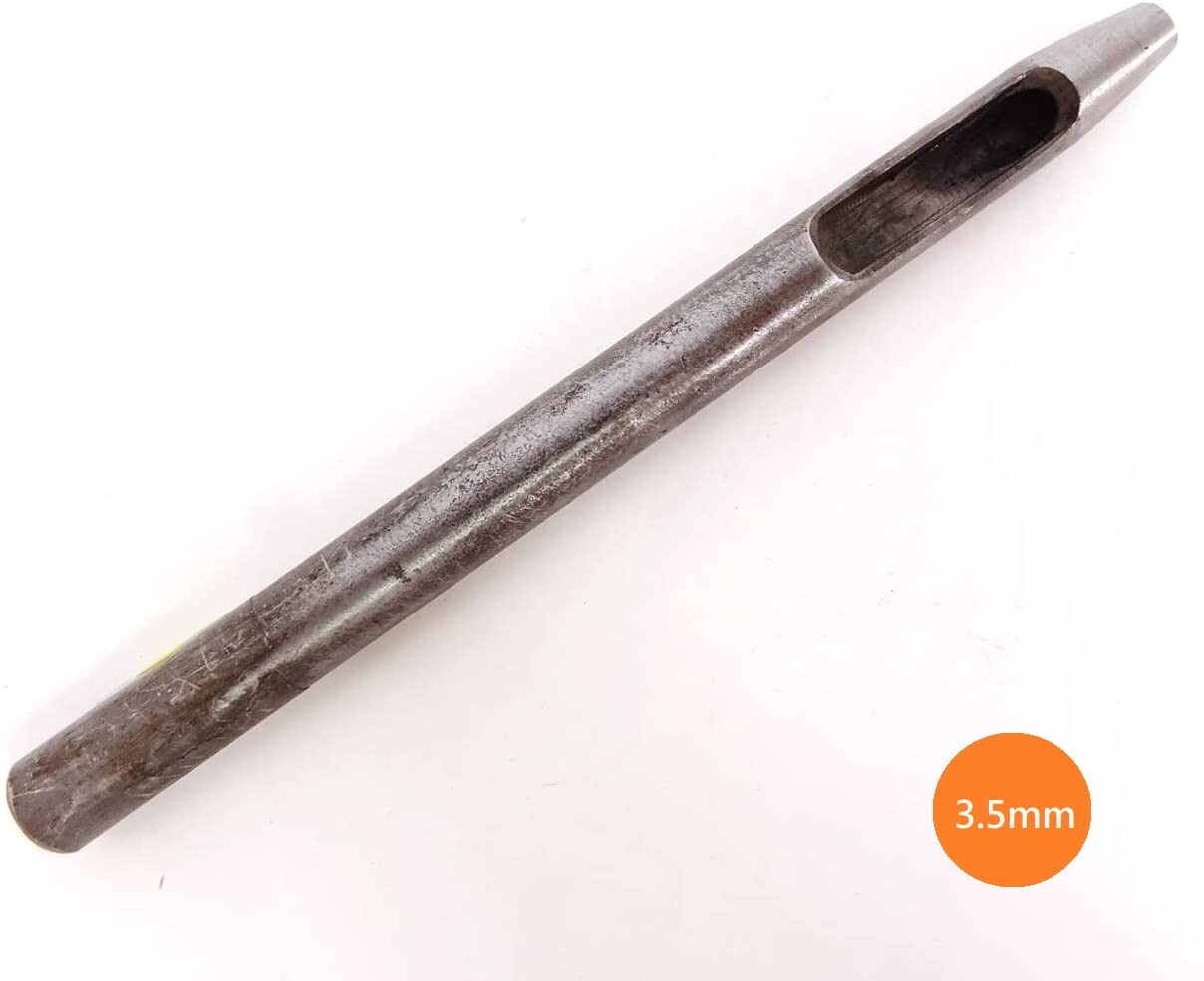 Made in Taiwan 3.5mm Hole Punch Leather Craft Tool Leather DIY Round ...