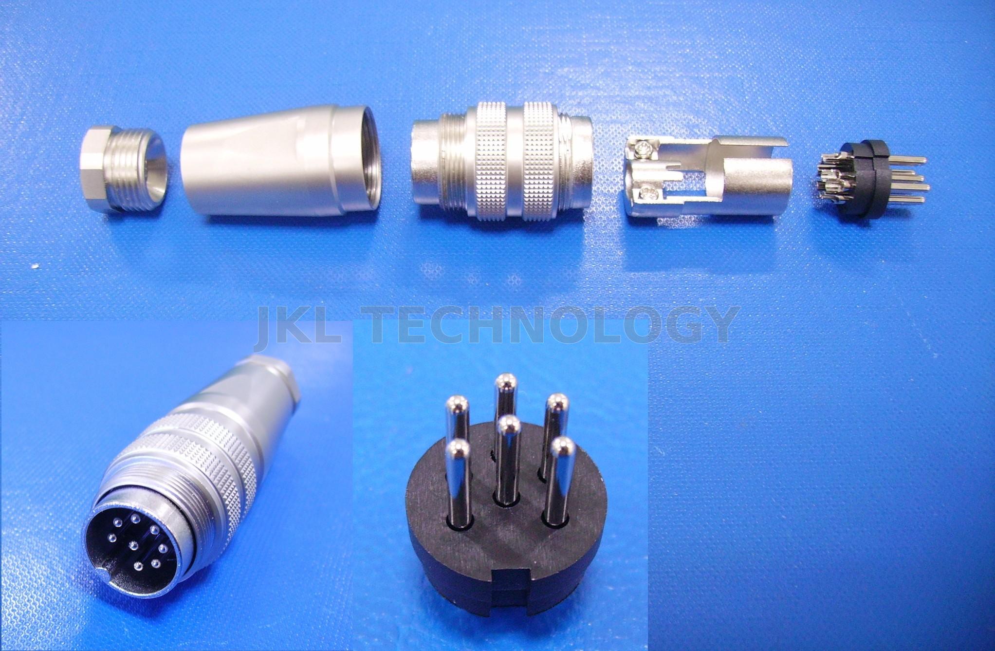 M16 6Pin Male Connector, Assembly Type, IP67 | Taiwantrade