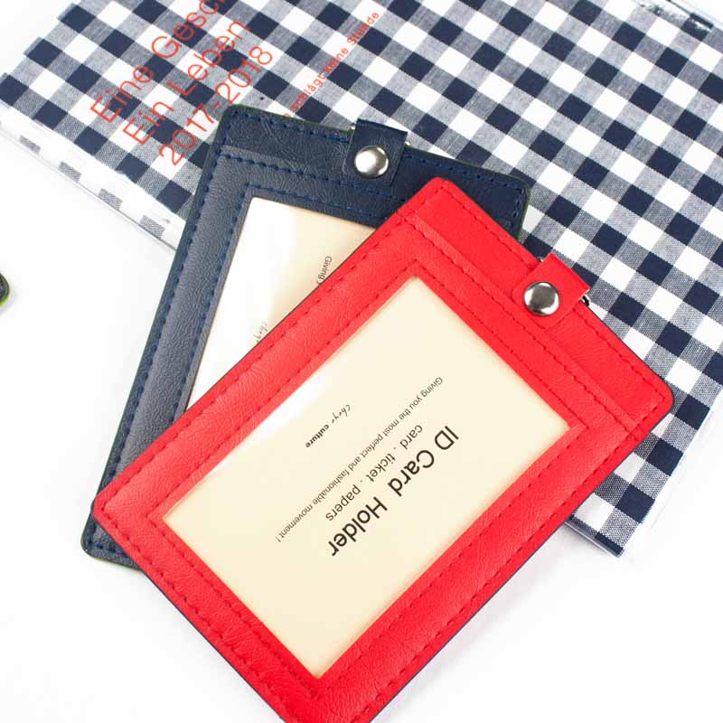 Double Layer ID Card Holder (Vertical Type)-Color Matching | Taiwantrade