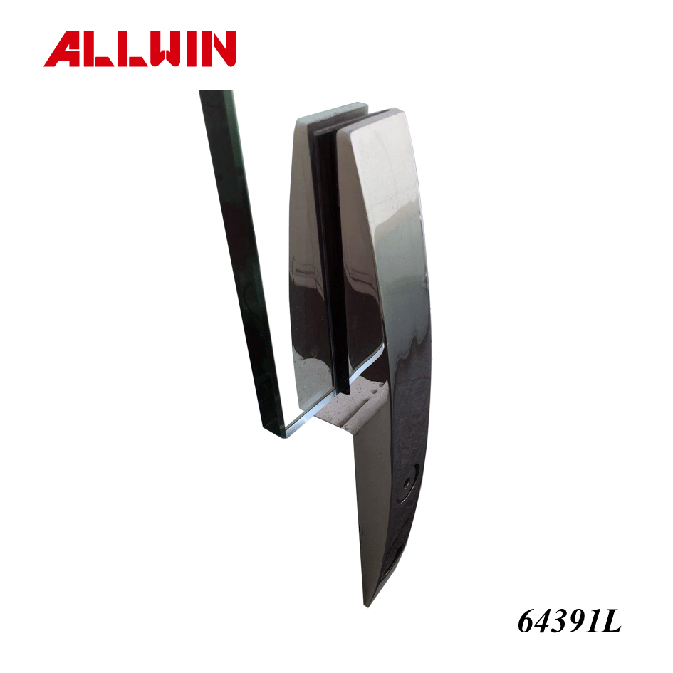 Stainless Steel Side mount Frameless Windscreen Clamps Glass Spigot ...