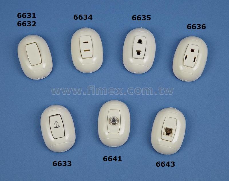 OVAL TYPE SWITCH & RECEPTACLE | Taiwantrade.com