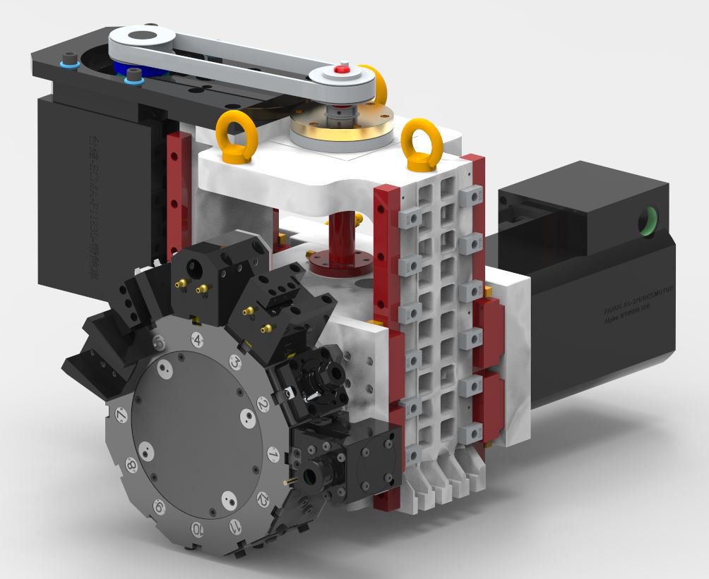 Driven turret with Y axis | Taiwantrade.com