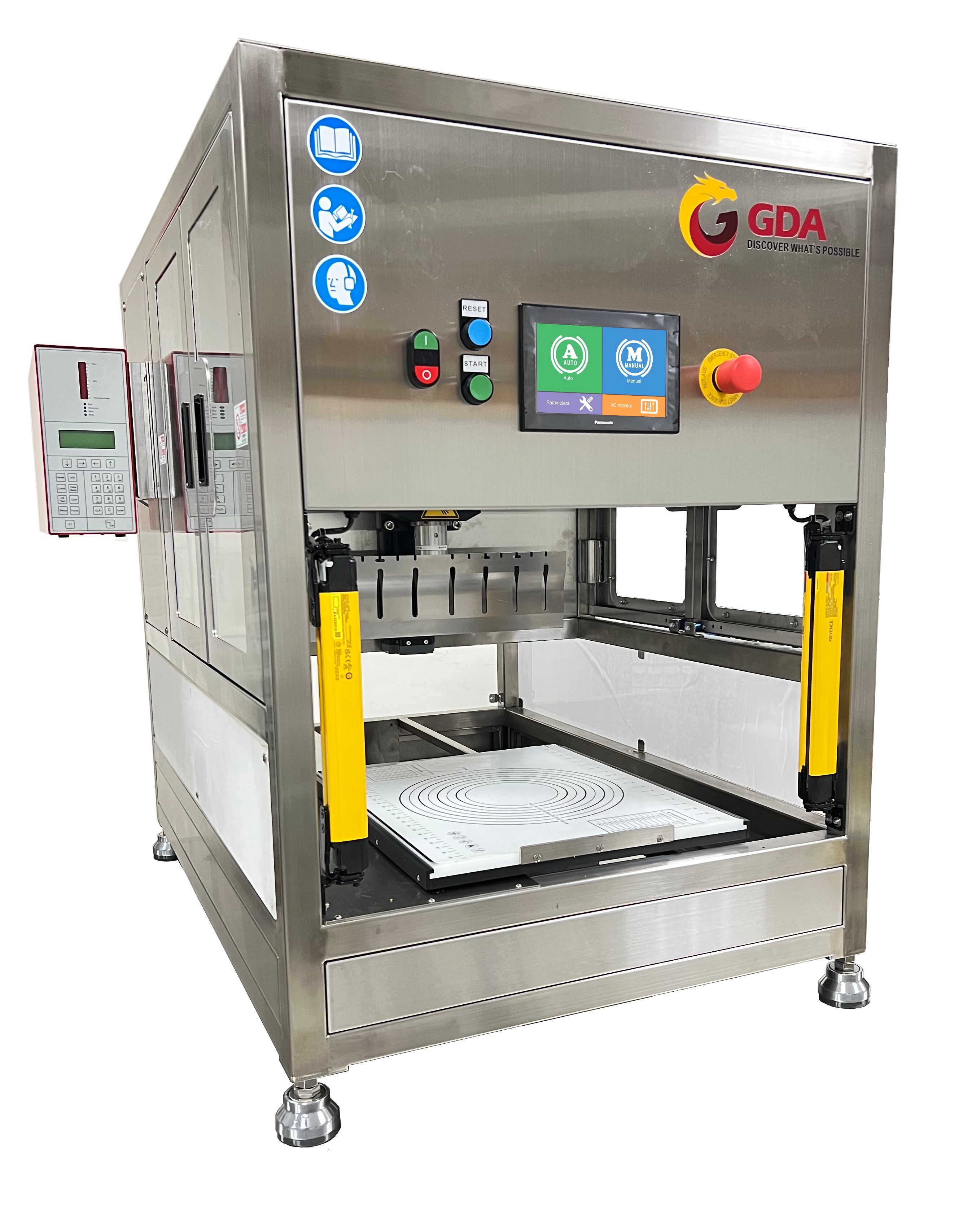 Desktop ultrasonic food slicer | Square cut loaf slicing angel cut ...