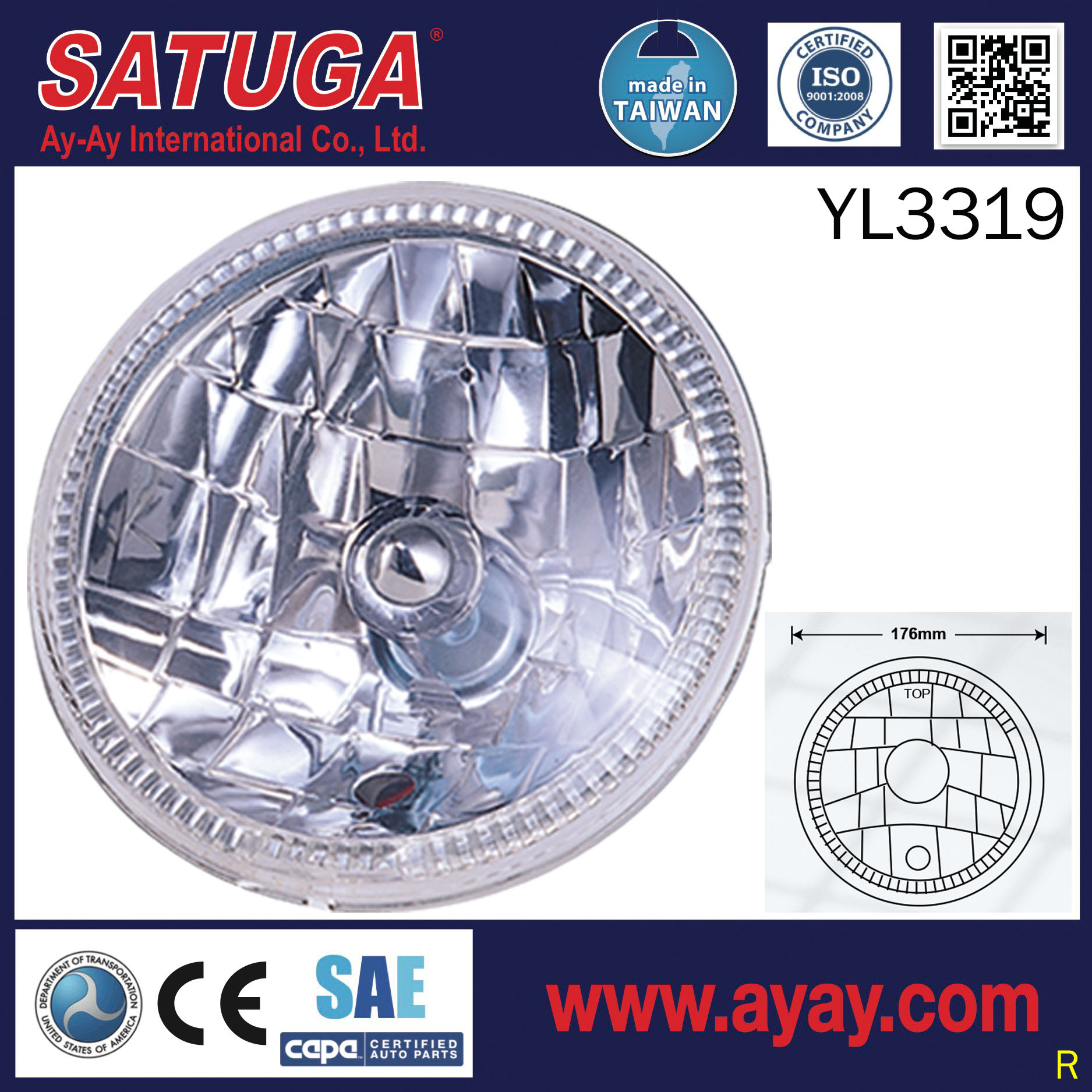 HALOGEN LED LAMP SPARE PARTS LED XENON HEADLAMP | AY-AY INTERNATIONAL ...