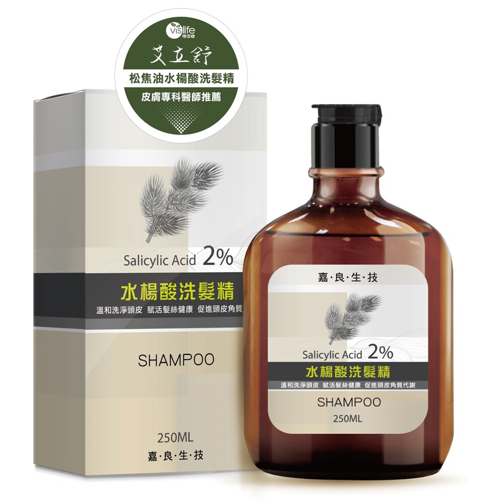 Salicylic acid pine tar shampoo 250ml | Taiwantrade