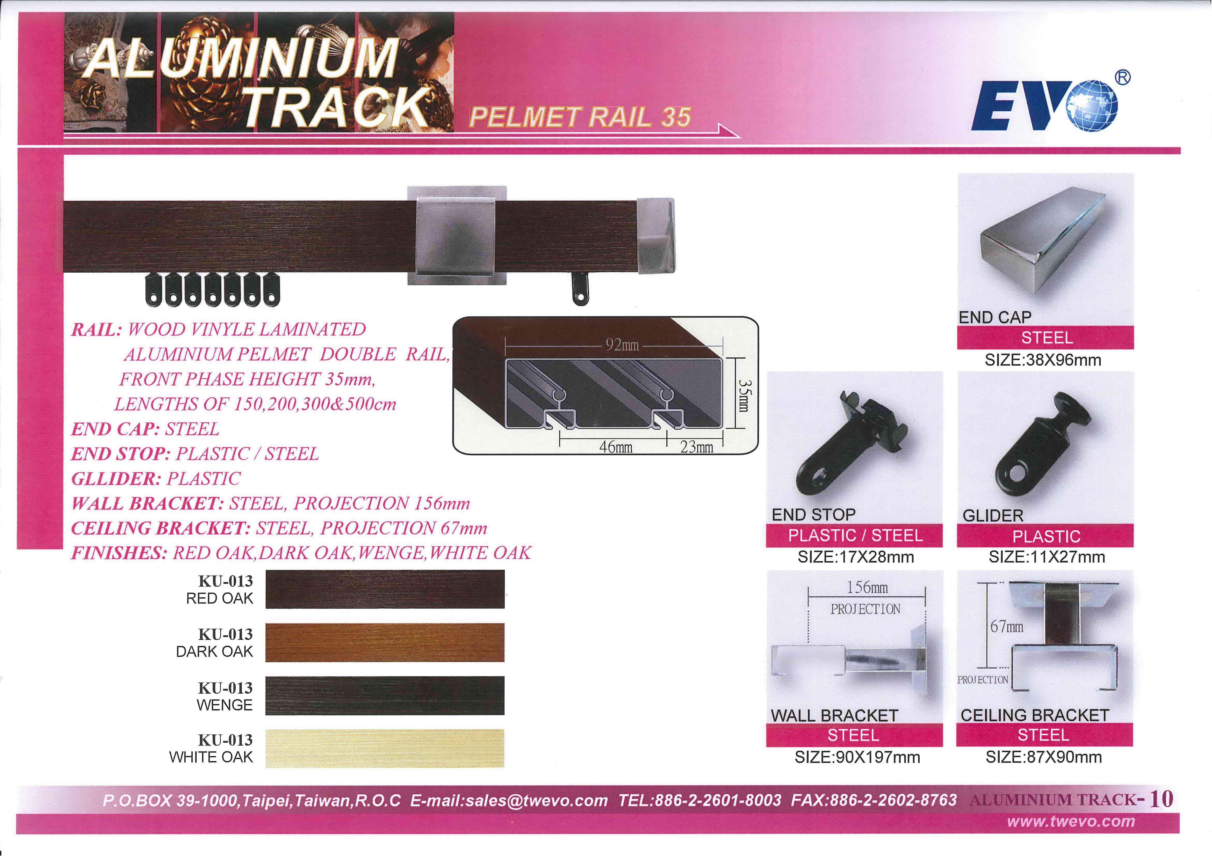 PELMET RAIL 35 | Taiwantrade.com