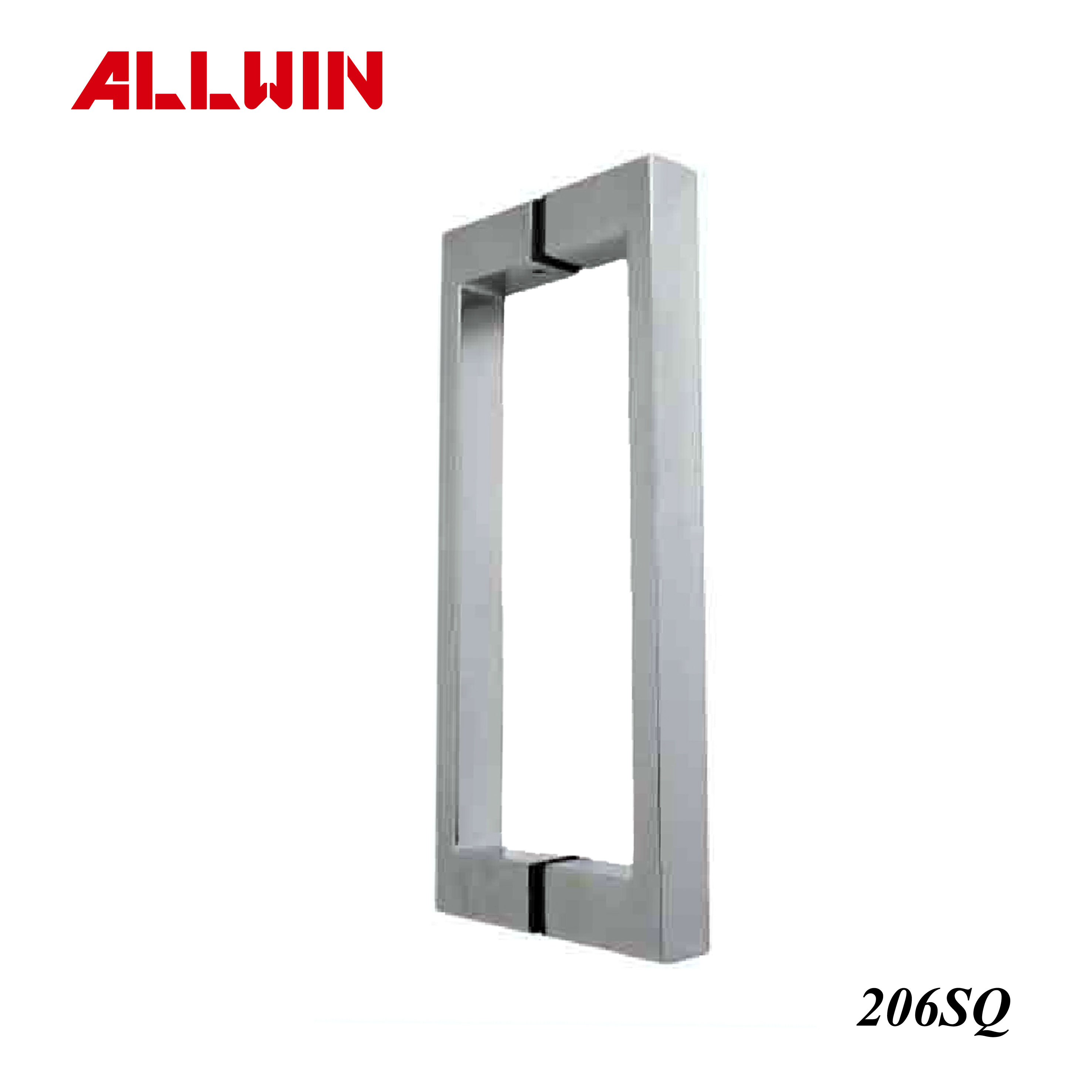 Stainless steel Square Rectangular Flat Glass Door Handle | Taiwantrade.com
