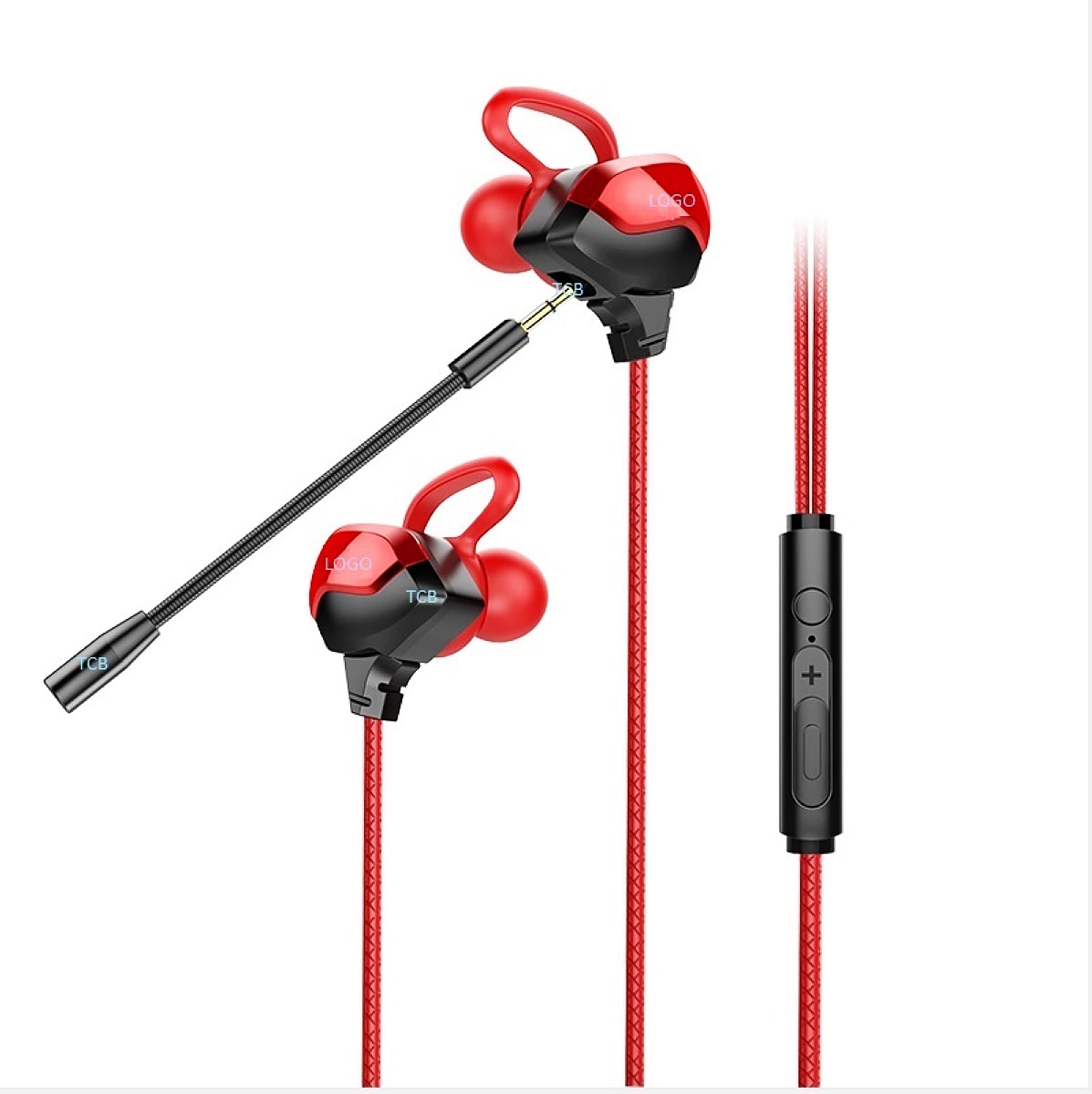Wired Gaming in-ear Earphone with Microphone | Taiwantrade.com