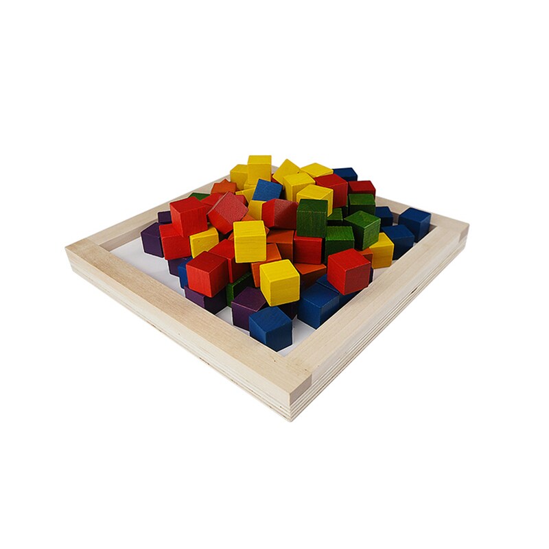6 colors cubes plate set | Taiwantrade