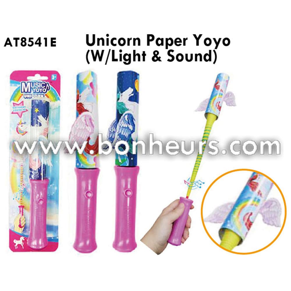 LIGHT & SOUND UNICORN PAPER YOYO | Taiwantrade.com