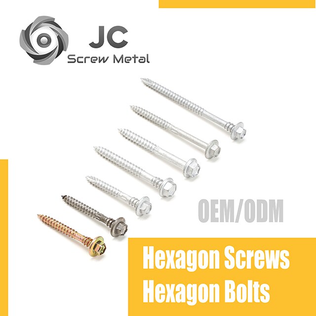 JC Fasteners Screws-Hexagon Cap Screws, Hexagon Bolts | Taiwantrade