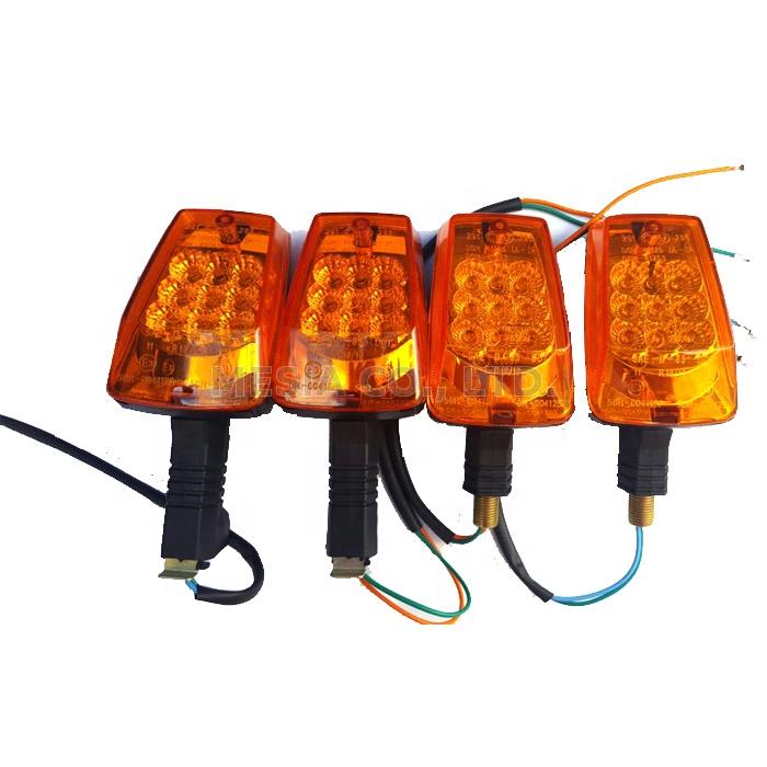 Motorcycle Scooter Front Rear LED Turn Signal Indicators Lights ...