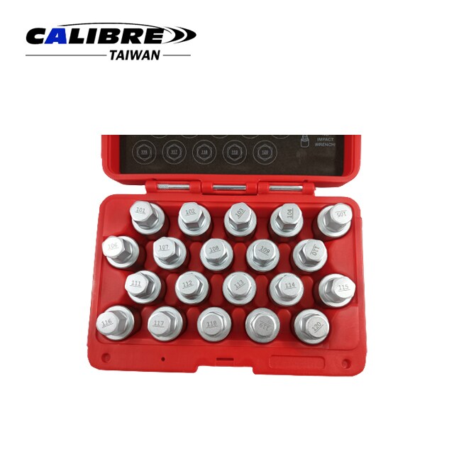 TAIWAN CALIBRE 20pc Locking Wheel Lug Nut Removal Tool Set from #101 to ...