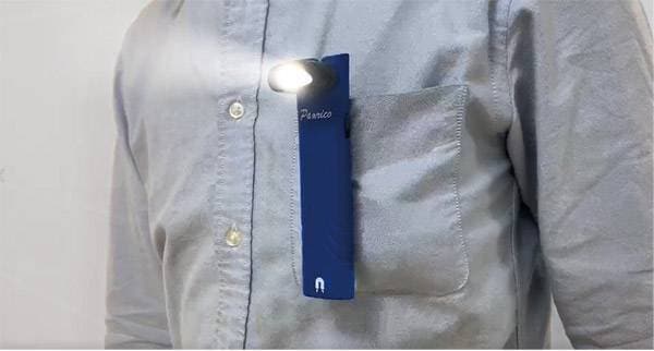 3W 180 Degree Rotating Head Magnetic LED Flashlight Pocket Torch Lamp ...