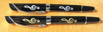 music pen,music treble clef pen,treble clef pen,g-clef pen,music themed ...