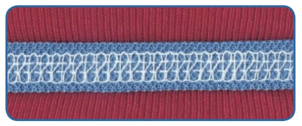 4-needle 6-thread Feed-o -the-arm Interlock Chain Stitch Machine ...