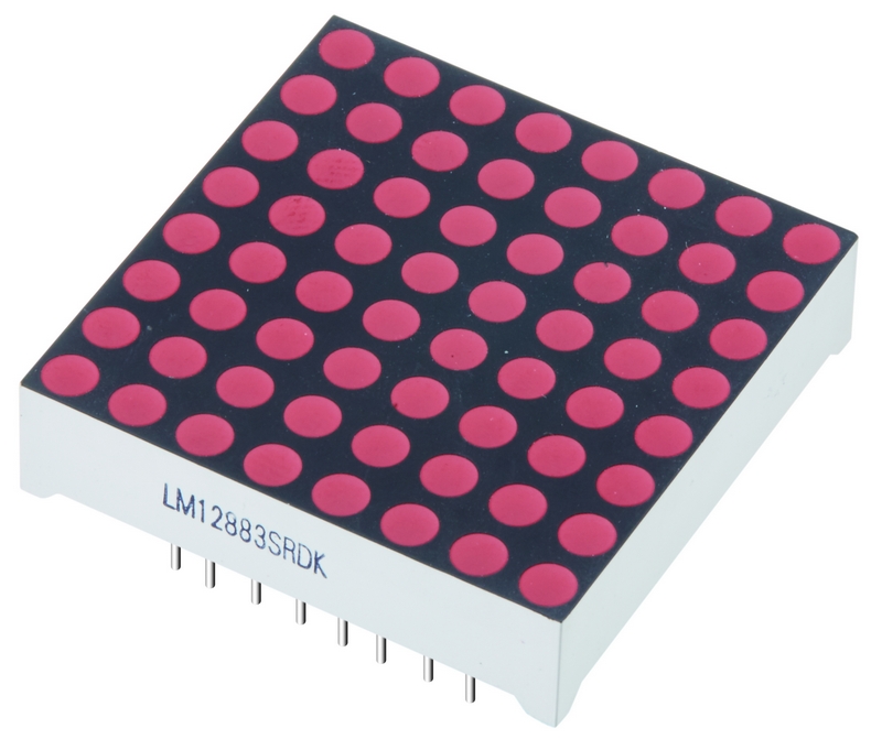 LM12883 & LM12884: 1.2 inch 8x8 Dot Matrix Display | Taiwantrade