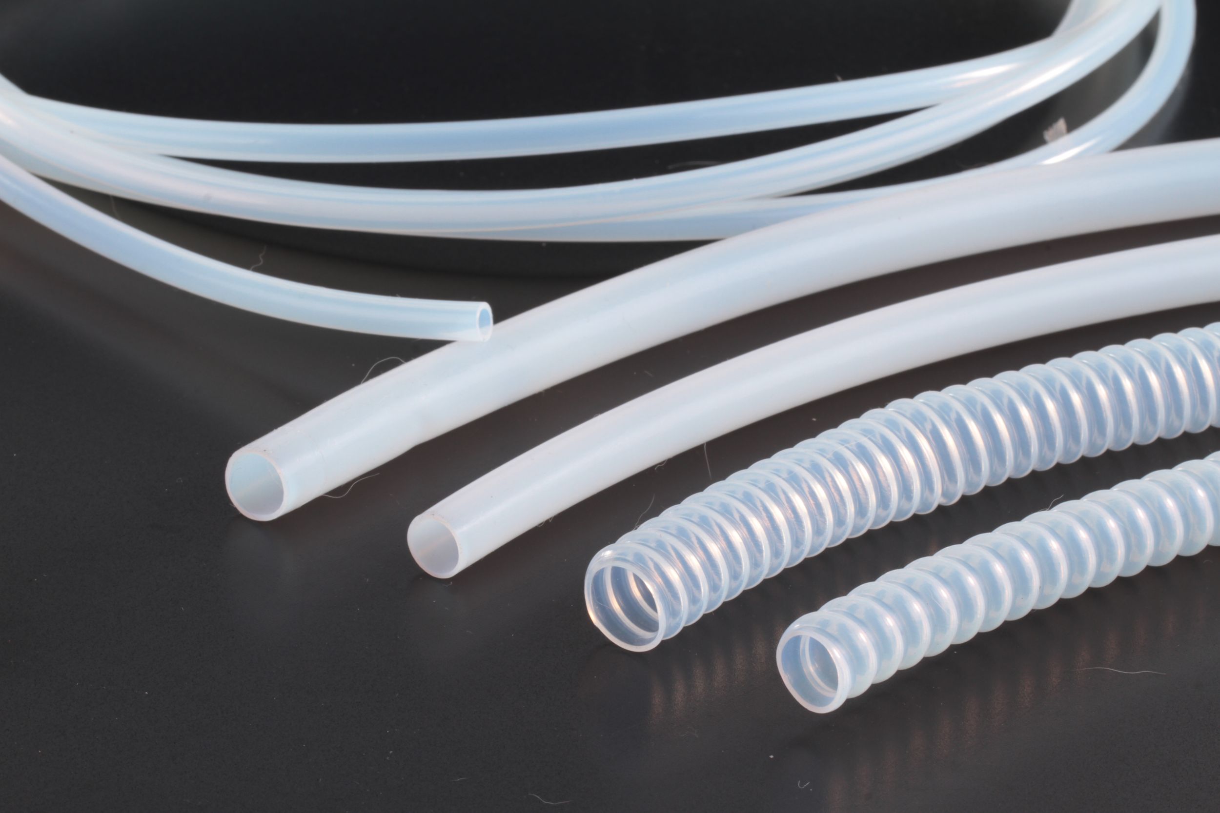PTFE、 FEP、 PFA、 PVDF鐵氟龍管的物性比較