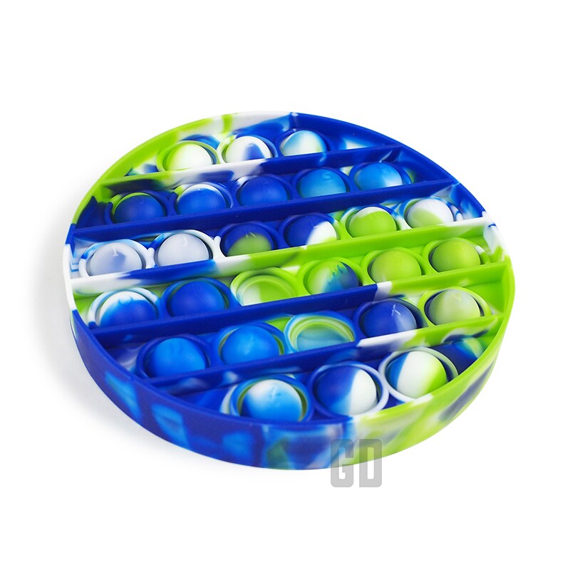 pop it fidget push bubble Blue Circle green and blue | Taiwantrade