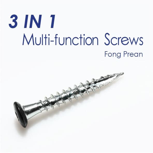 Decking Fixings_Hidden Deck Fasteners_3 In 1 Screw_Patent | Taiwantrade