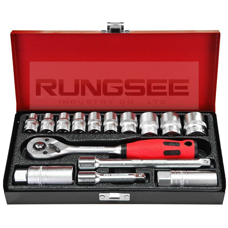 3/8"DR. 16PCS SOCKET SET | Taiwantrade.com