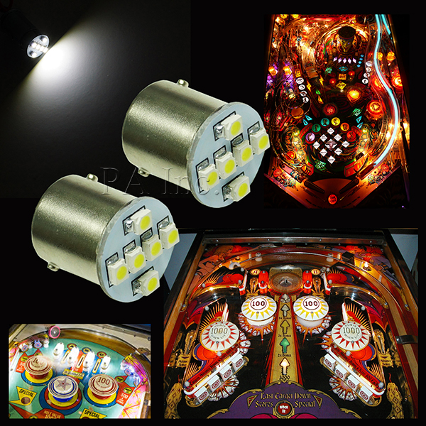 High Brightness Pinball Machine LED Light Lamps ACDC 12V 12 months ...