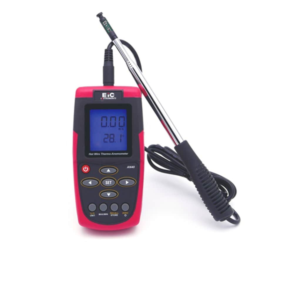 Hot Wire thermo-Anemometer with Telescoping Probe for Accurate Airflow ...