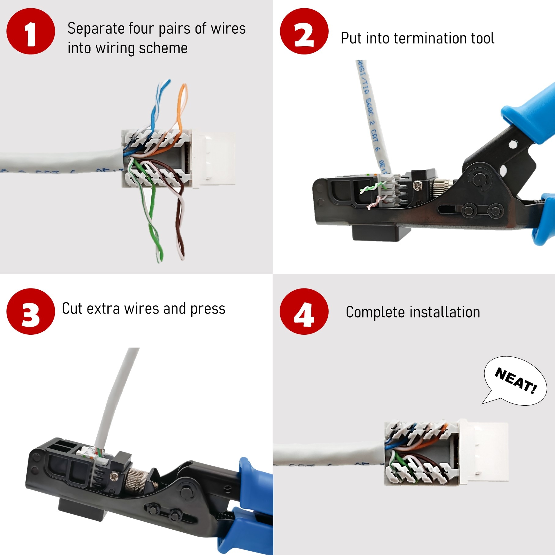 Speed Termination Tool For Oblinque 90 Degree Keystone | CRXCONEC ...