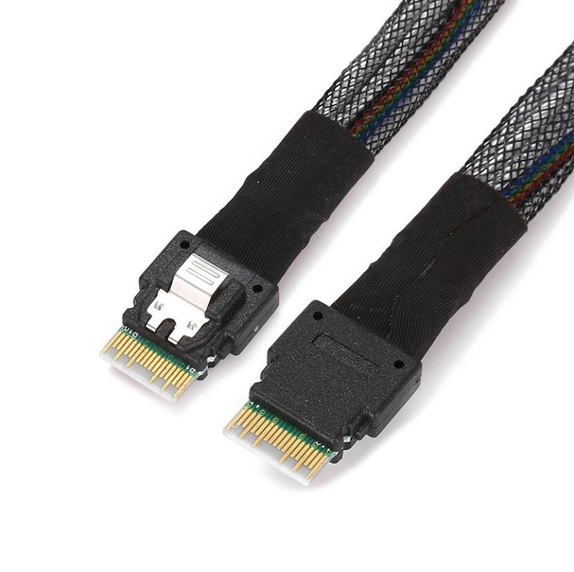 Slim Line SAS 3.0 SFF-8654 TO SFF-8654 4i High-speed cable | Taiwantrade