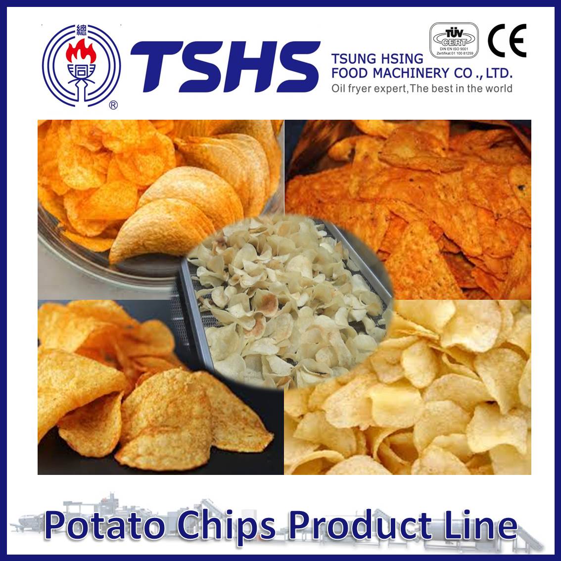 Made in Taiwan High Quality Potato Crisp Fryer Machine | Taiwantrade.com