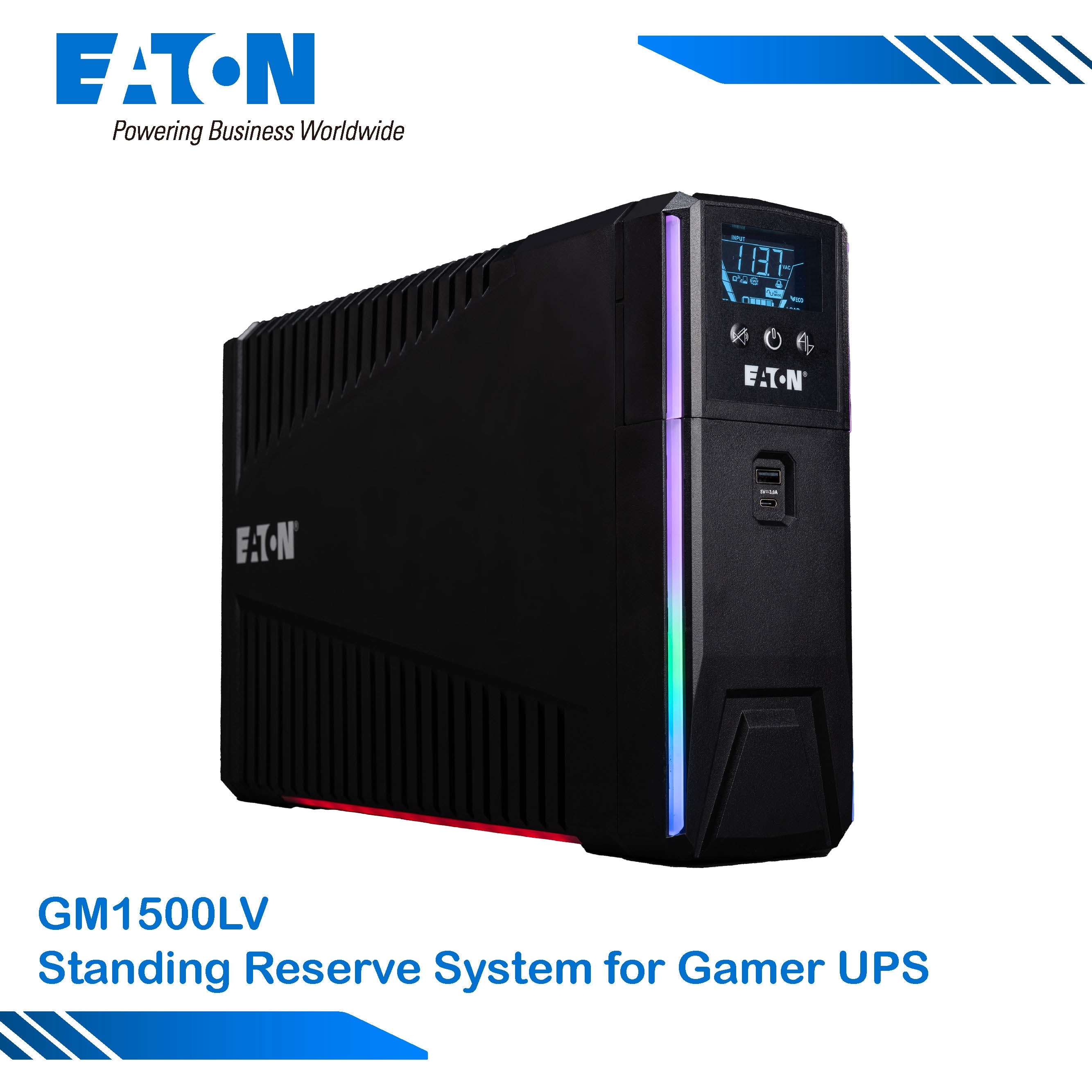 EATON® Standing Reserve System for Gamer UPS, Gaming-exclusive Power ...