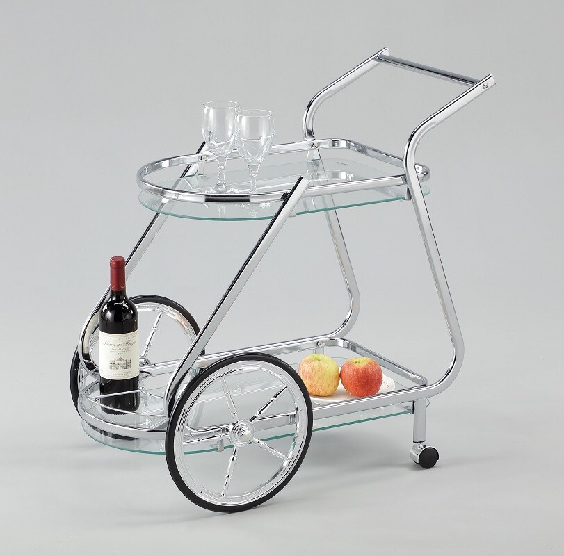 2-tier Glass Trolley Cart | Taiwantrade