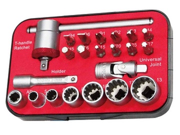 HAND TOOLS, SOCKET, BIT, SLIDING T-HANDLE, RATCHET HANDLE, TOOL SET ...