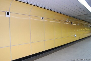 Vitreous Enamel Cladding Panel for Metro Station | Taiwantrade.com