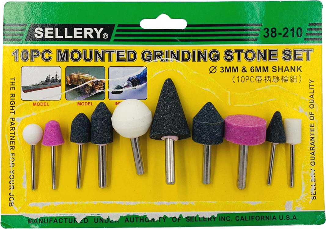 10PC MOUNTED GRINDING STONE SET | Taiwantrade.com