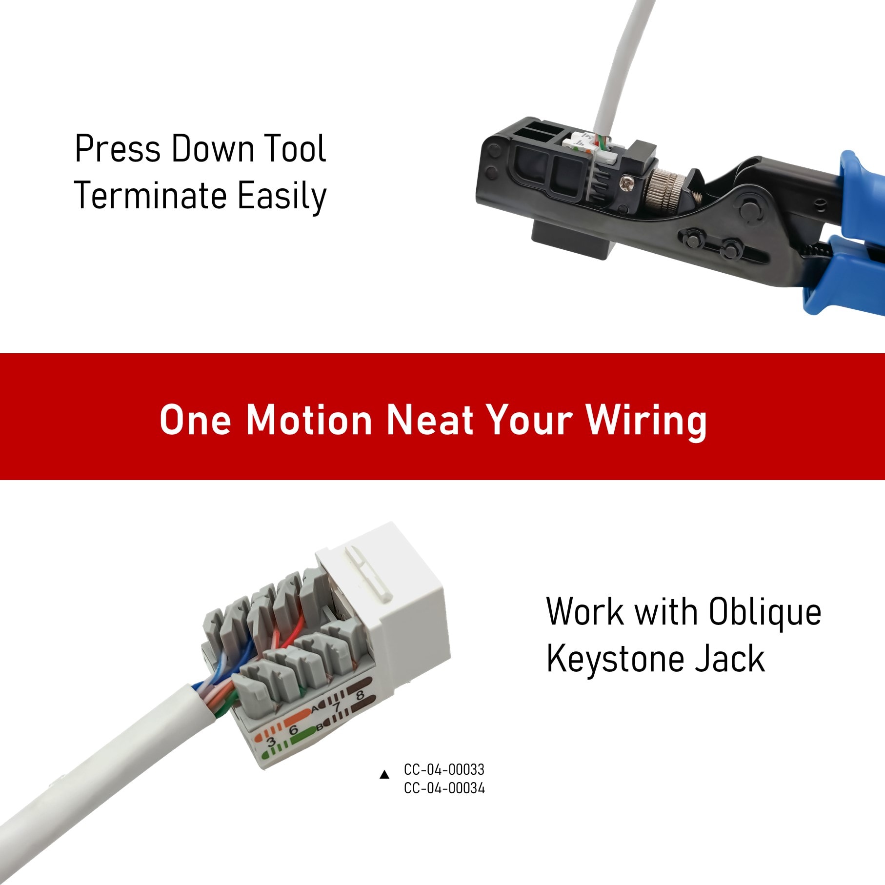 Speed Termination Tool For Oblinque 90 Degree Keystone | CRXCONEC ...