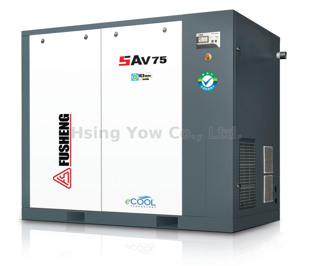VSD Water Cooled Rotary Screw Air Compressor SAV75W | Taiwantrade.com
