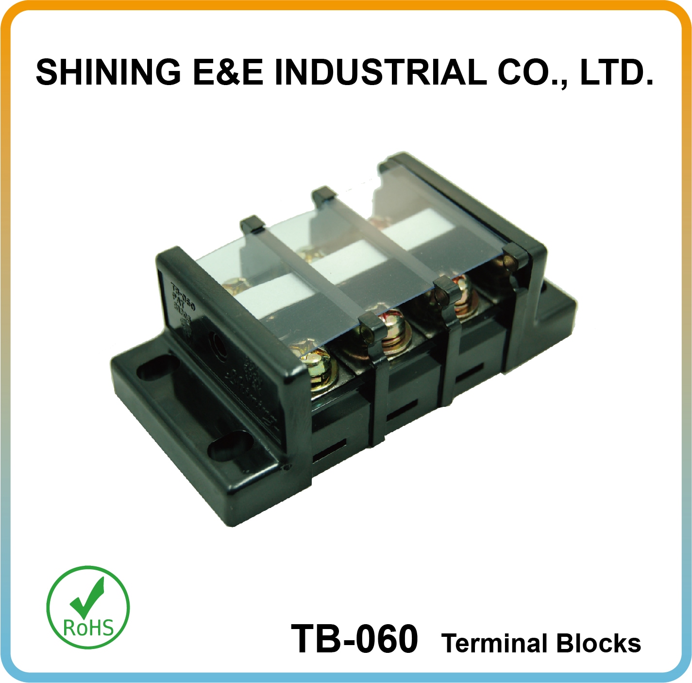 Panel Mounted Assembly Terminal Connector Type 600V 60A TB-060 ...