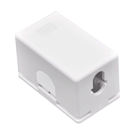 1 Port Keystone Jack Box White Color | Taiwantrade