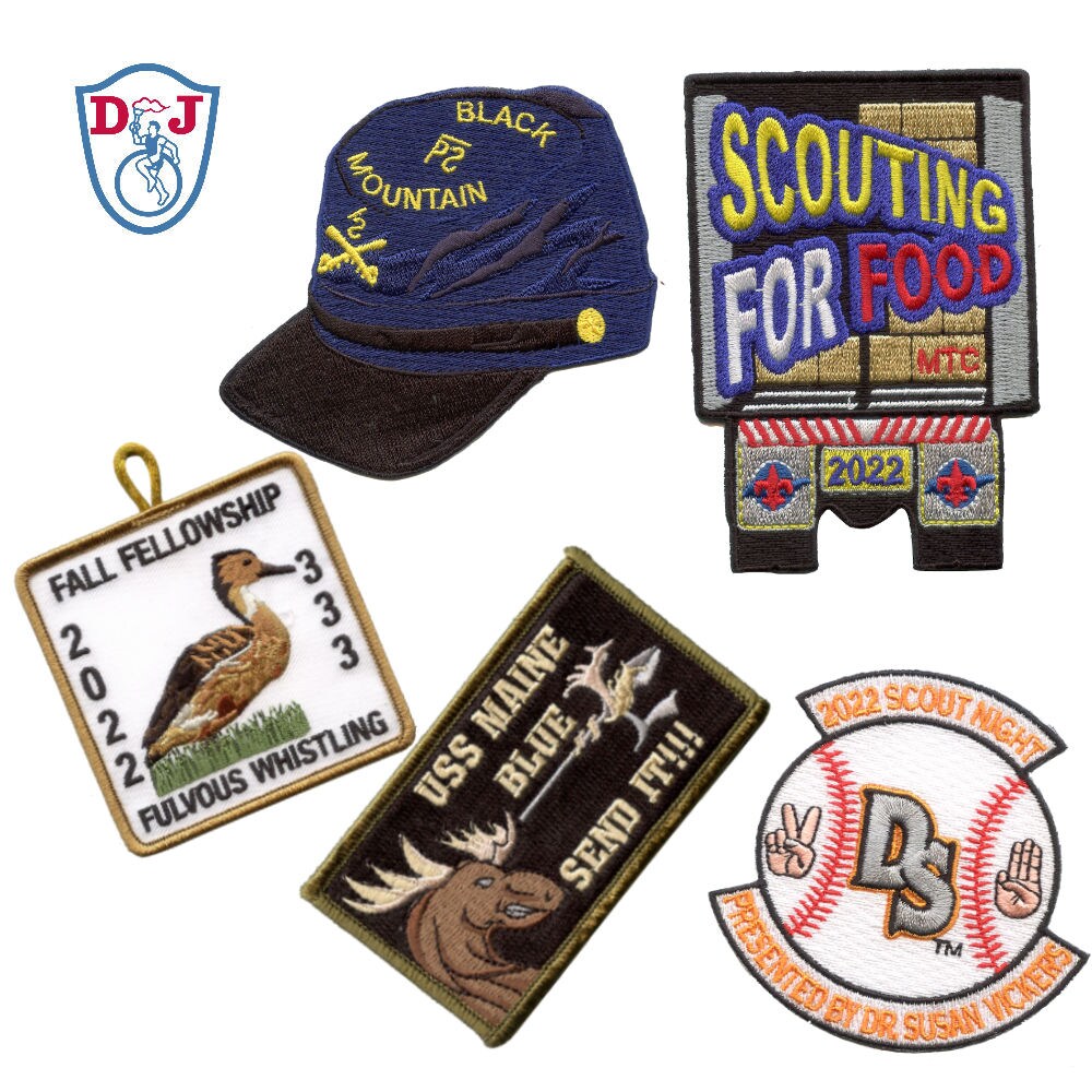 Customized Embroidered Scout Logo Patches | Taiwantrade