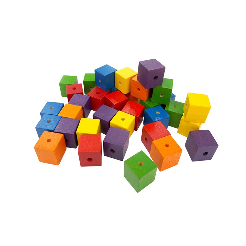 25mm Wooden Cube Beads | Taiwantrade.com